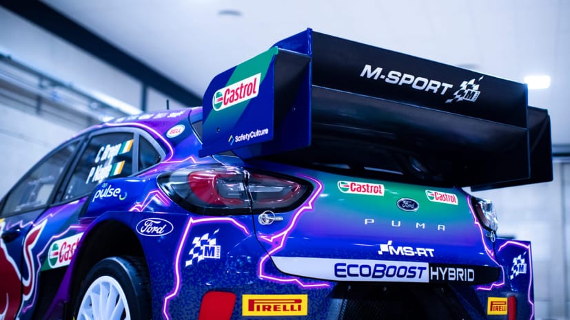 Ford Puma Hybrid Rally1 spoiler | トップギア・ジャパン Top Gear JAPAN